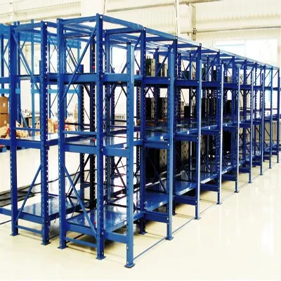 Sliding Pallet Shelf System Heavy Duty Steel Warehouse Mould Storage ...
