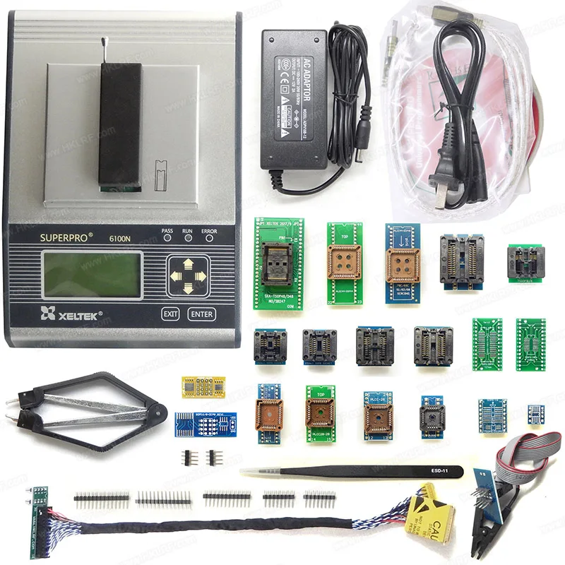 Fast Speed Ic Device Universal Programmer Xeltek Superpro 6100n + 20 ...