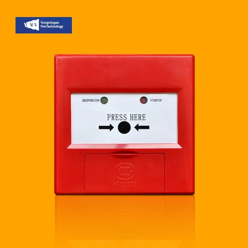 Addressable Resettable Fire Alarm Break Glass Manual Call Point Pull ...