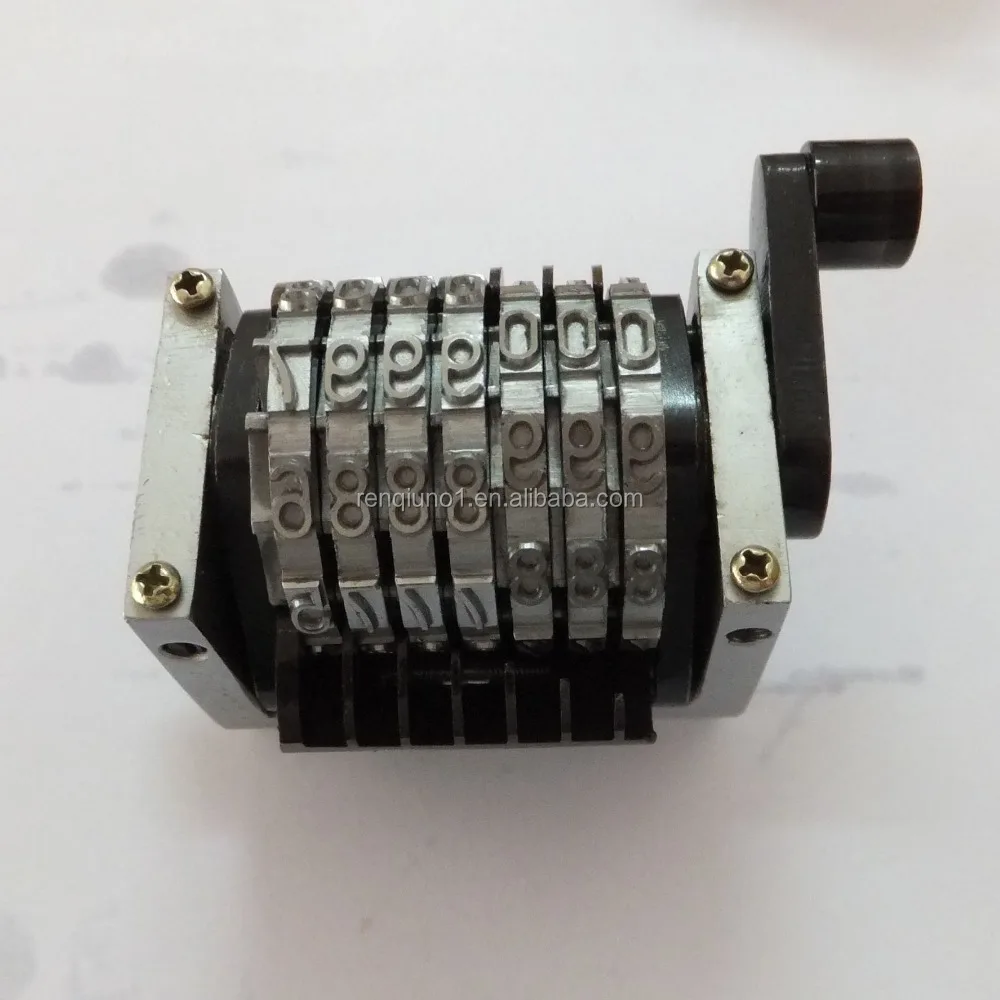 rotary numbering machine 7digits numbering box for gto printing machine ...
