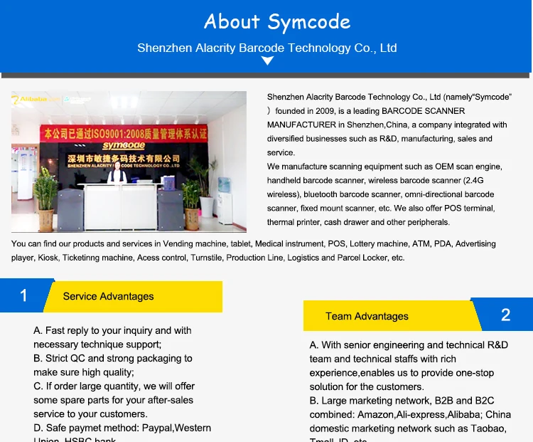 Symcode R75 Wireless Barcode Scanner - Reliable & Versatile