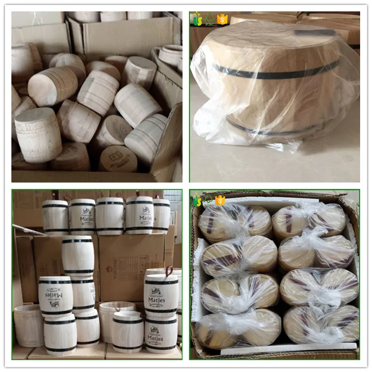 Handmade Small Wooden Barrel For Home Decor - Buy Small Wood Barrel ...