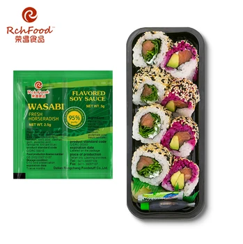 Wasabi Paste Seasoning Packets 2.5g Plus Soy Sauce 5g Take Way - Buy ...