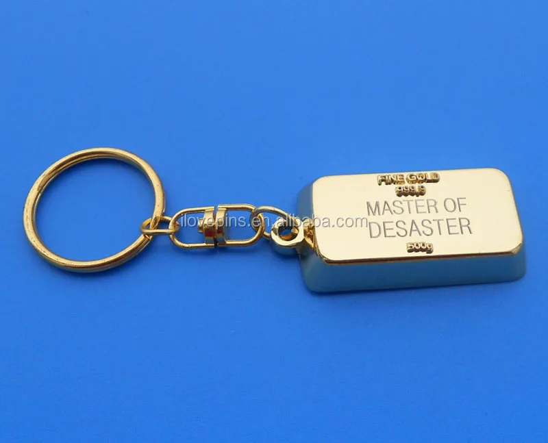 pure 24k gold bar metal key chain| Alibaba.com
