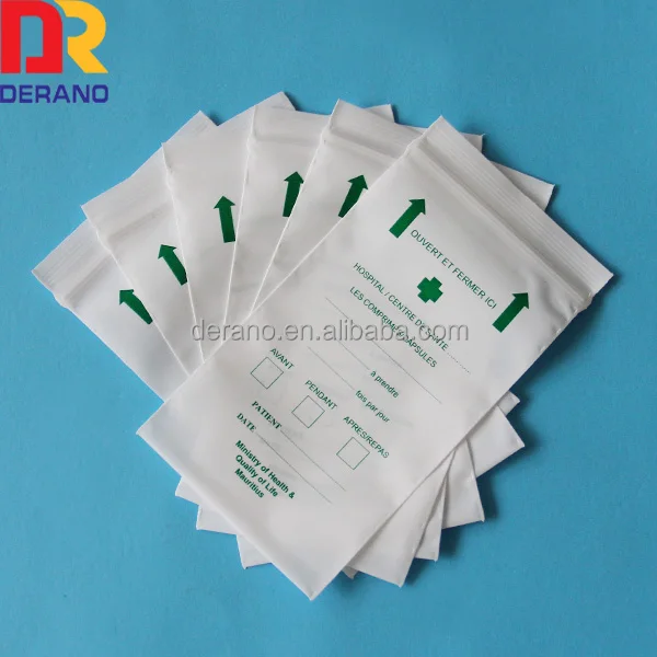 100% LDPE Small Zip Lock Pill Bags - Secure & Versatile