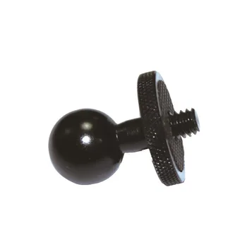 17mm Aluminum Mini Ball Stand Mount Adapter With 1/4 Male Black Action ...