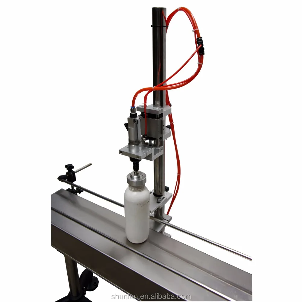Floor Type Pneumatic Screw Capping Machine With Table Stand For ...