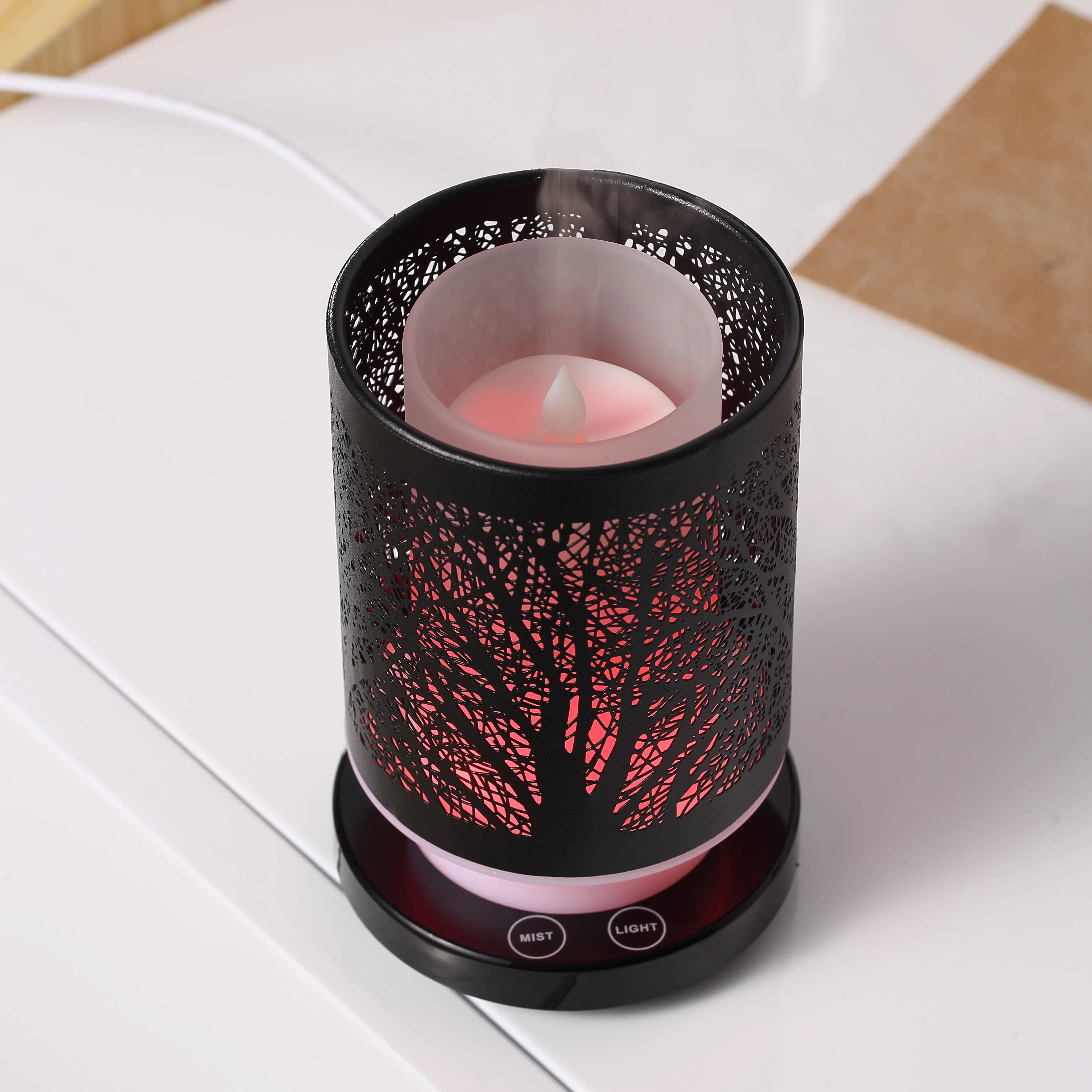 Metal 35ml Small Oil Aroma Essential Air Diffusers Aromatherapy Car ...