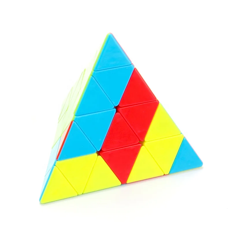 Fidget Toy Diy 4x4 Pyramid Puzzle Stickerless Toy Plastic Twist ...