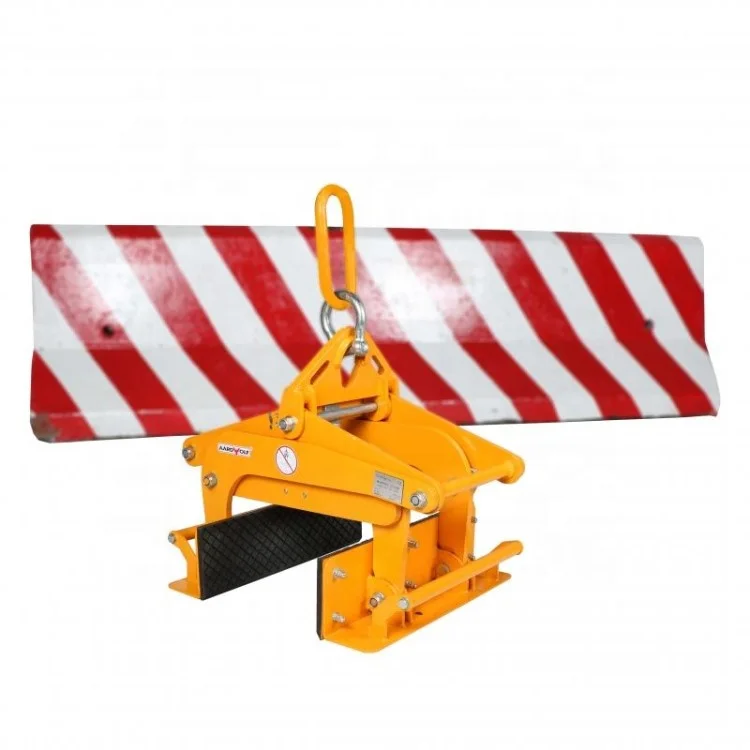 Mechinal stone scissor clamp road barrier lifter concrete block lifter ...