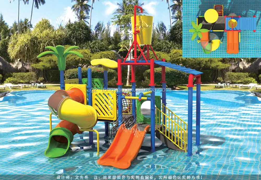 New Custom Design Water Games Kids Water Park Slides Equipment Pool ...