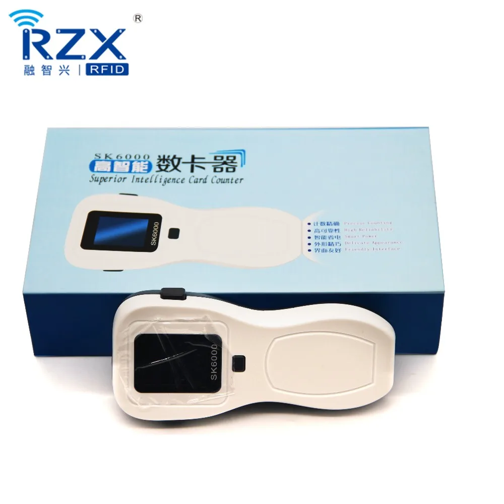 Portable Automatic Sk6000 Handheld Pvc Plastic Rfid Card Counter - Buy ...