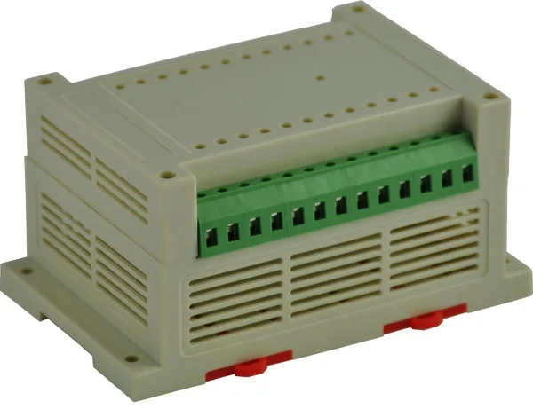 Custom Din-Rail Terminal Blocks Case Mount Abs Pcb Industrial Box ...