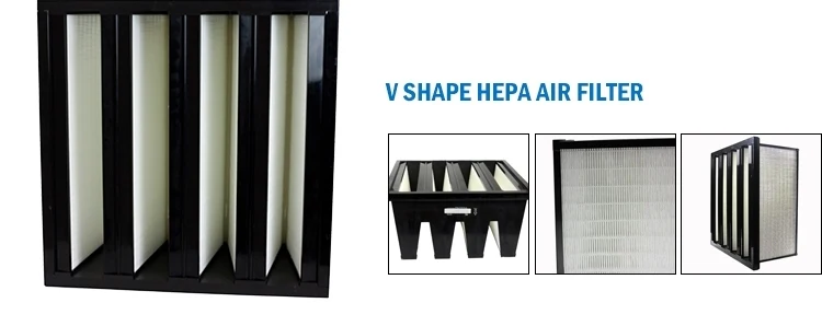 Custom Air Cleaner Machine Gas Turbine Large Air Flow V Type Air Filter ...