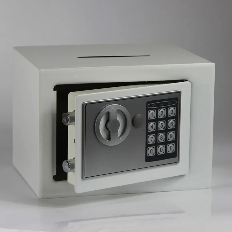 Safe Box Fingerprint Money Safe Deposit Box Safe Box with Lock ...