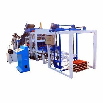 Block Machine Automatic Concrete Pavement Block Zigzag Brick Making ...