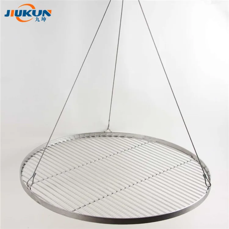 Adjustable Rotary Bbq Grill Grate 40-100cm Campfire Rotary Bbq Grill ...
