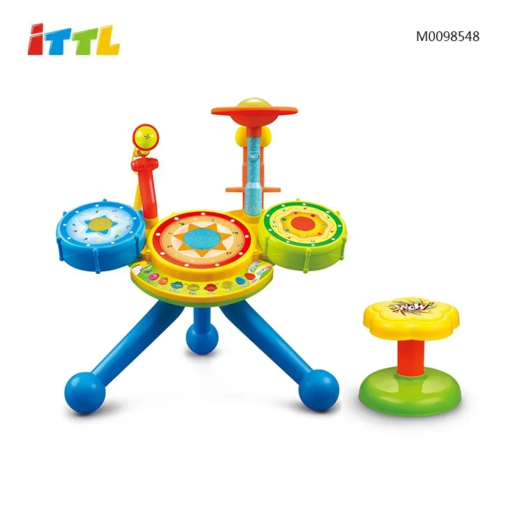 Ittl 유치원 음악 악기 배터리 운영 드럼 장난감 조기 교육 Buy 아기 교육 장난감교육 완구유치원 학습 장난감 Product On
