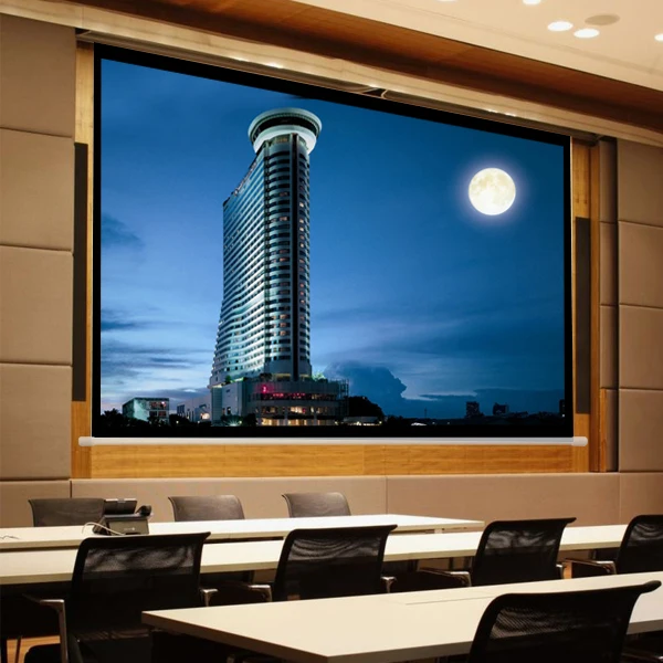 Telon 180" Inch Portable Projection Screen - Electric & Customizable