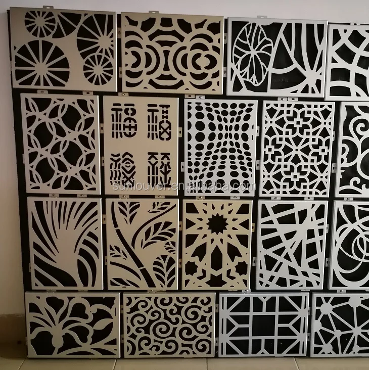 Aluminum Metal Cnc Cutting Wall Cladding Exterior Curtain Panels As ...