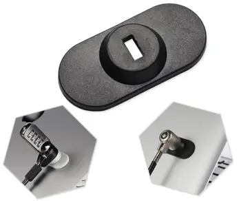 Adhesive Adapter Anchors With 3x7mm Kensington Security Slot With Glue For Tablet Mobile Macbook ...