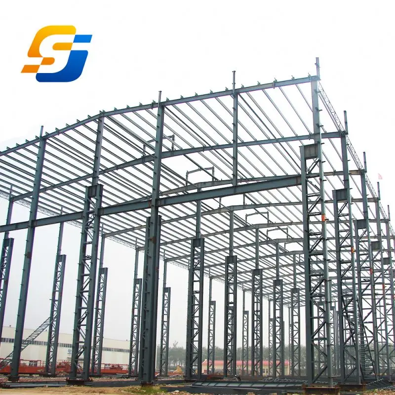 Portal Frame Long-span Metal Workshop Aircraft Structure Hanger ...