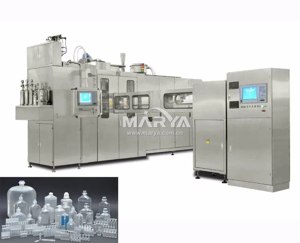 Normal Saline Iv Solution Aseptic Production Small Bfs Machine - Buy ...