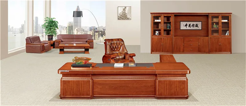Classic Big Boss Table Desk - Executive Office Furniture