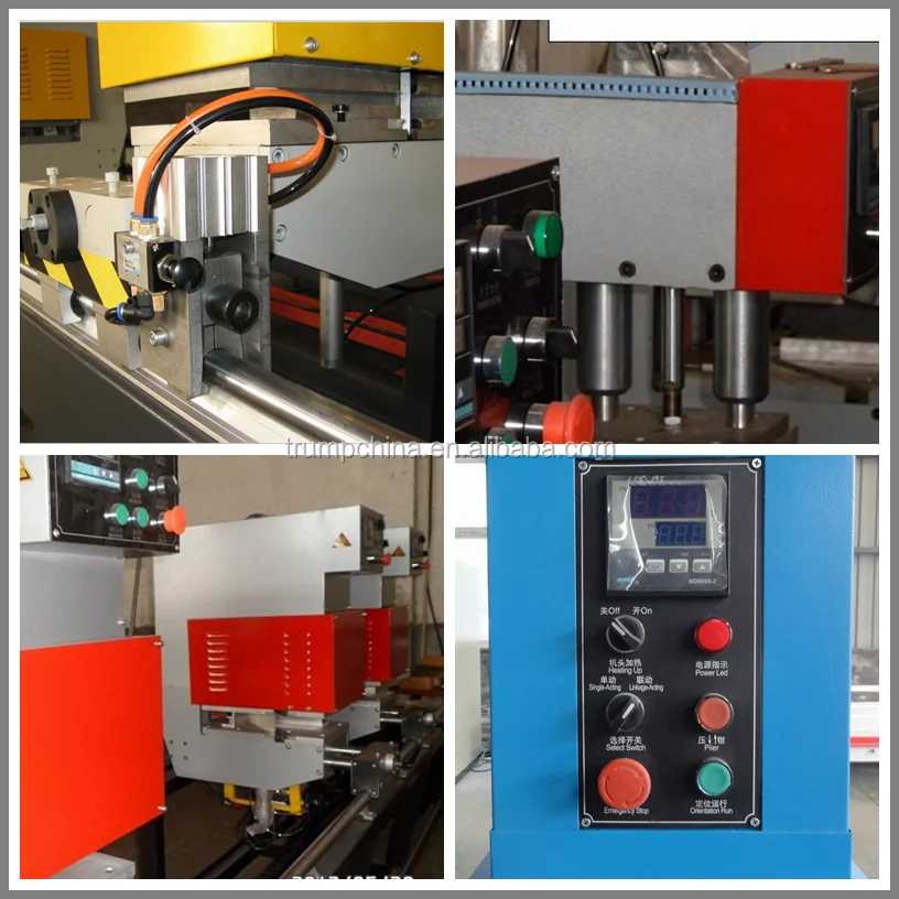 Double Four Head Seamless PVC UPVC Window Frame Welding Machine PVC ...