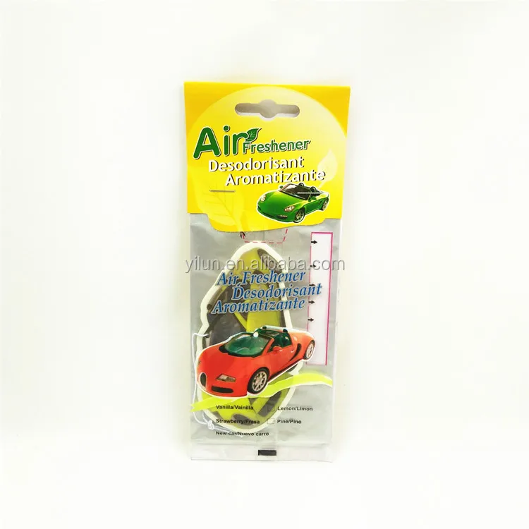 Customized Design Smell Remove in Car Paper Hanging Car air Freshener ...