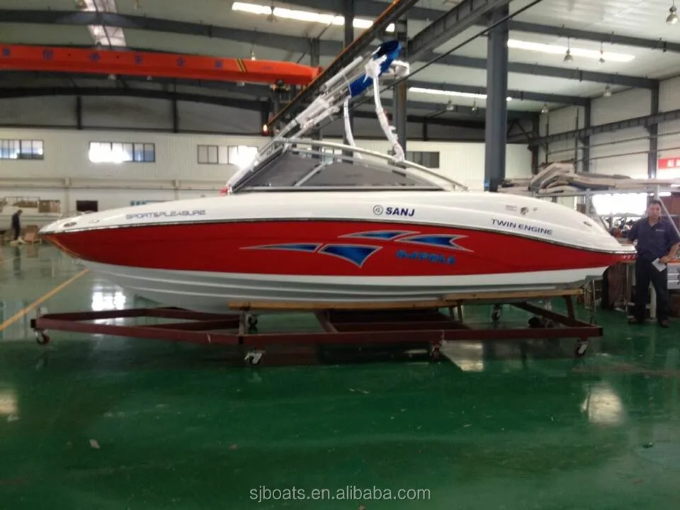 High Speed Sport Boat With Wakeboard Rake - Buy High Speed Wakeboard ...