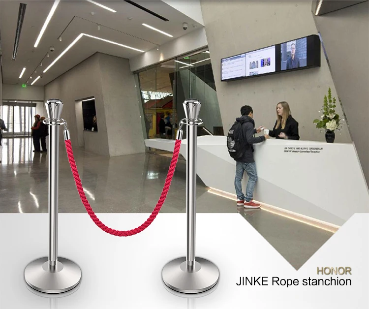 Jinke Black And Gold Stainless Steel Red Carpet Stands Tiang Antrian ...