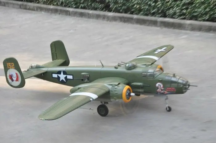 Rts B25 Twin-engine Bomber 2000mm Wingspan 3 Channel Trainer Fixed-wing ...