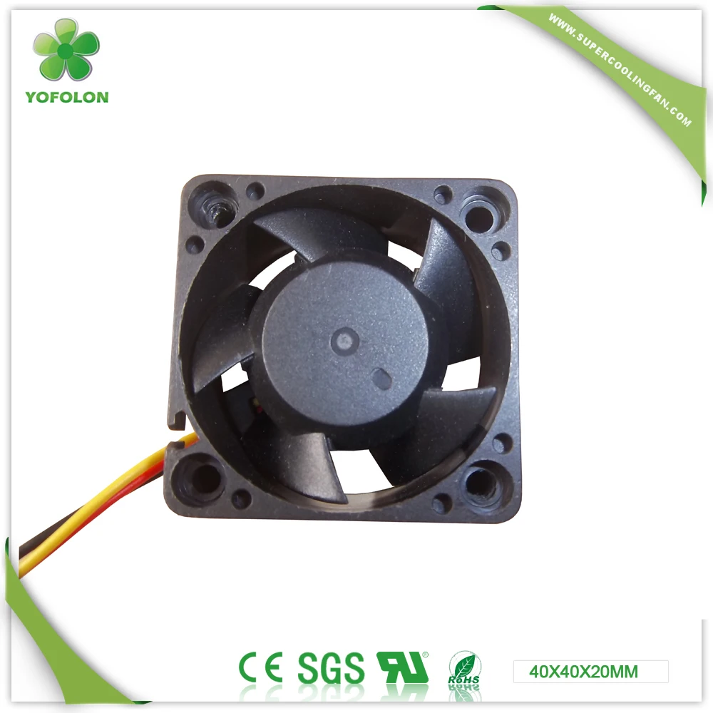 Factory Custom 4020 5V Dc Cooling Fan 40X40X20 Pbt Material Sleeve Bearing Long Life Axial Fan ...