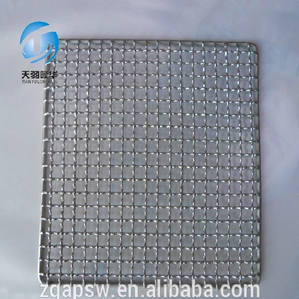 Outdoor Food Grill Grate Stainless Steel Wire Mesh Grill Grid - Buy Bbq ...