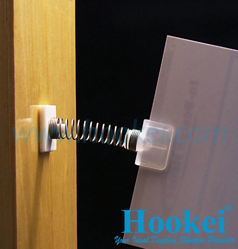 Hookei Plastic Shelf Advertising Adhesive Spring Display Wobbler - Buy ...