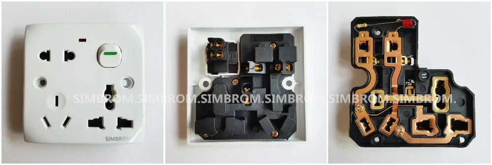 JN Bangladesh Chittagong Wall Switch Plug Socket Plate Outlet 6 Pin ...