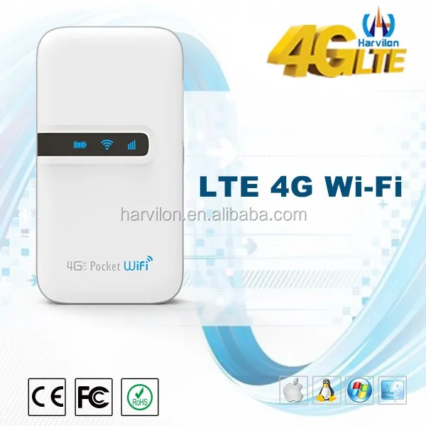 Portátil de Bolsillo 4G LTE WiFi Contraseña Módem Router Repetidor ...