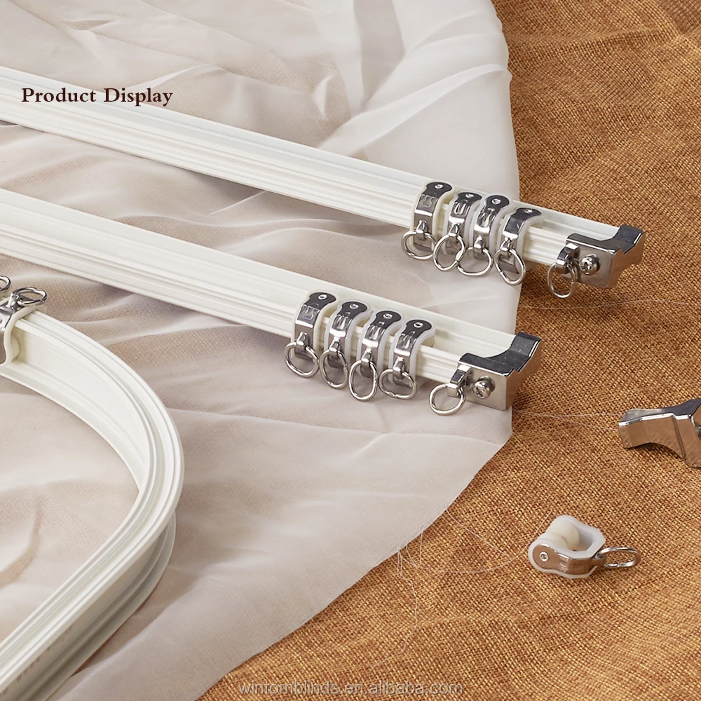 Wintom Bending Curved Sliding Curtain Track - Modern Luxury