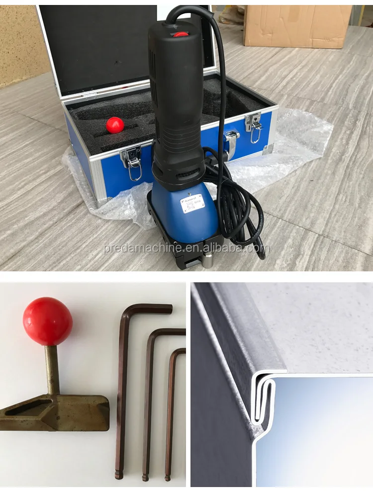 Hand Portable Electric Duct Seam Locker - Easy & Efficient