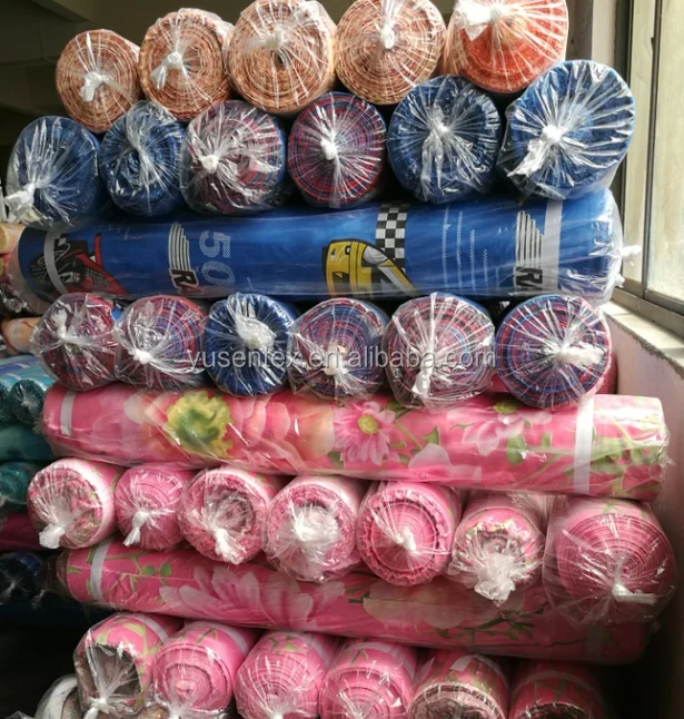 100% Polyester Bed Sheet /quilt Cover Printed Fabric Polyester Textile ...