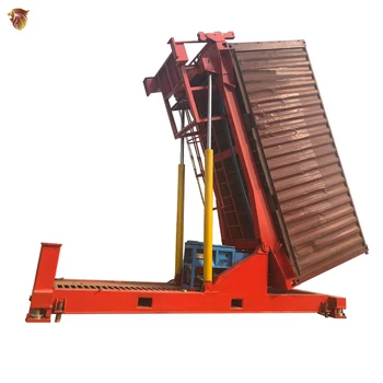 20ft 40ft 90 Degree Hydraulic Container Tilter Use For Loading And ...