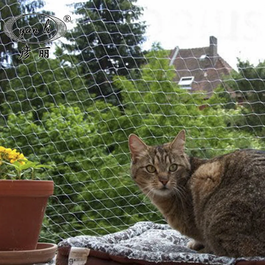 Modern Transparent Nylon Safety Net for Cats Pets Anti-Fall Window ...