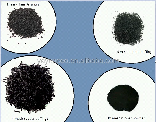Recycled Scrap Rubber Epdm Crumb Rubber Granule Price For Artifical ...