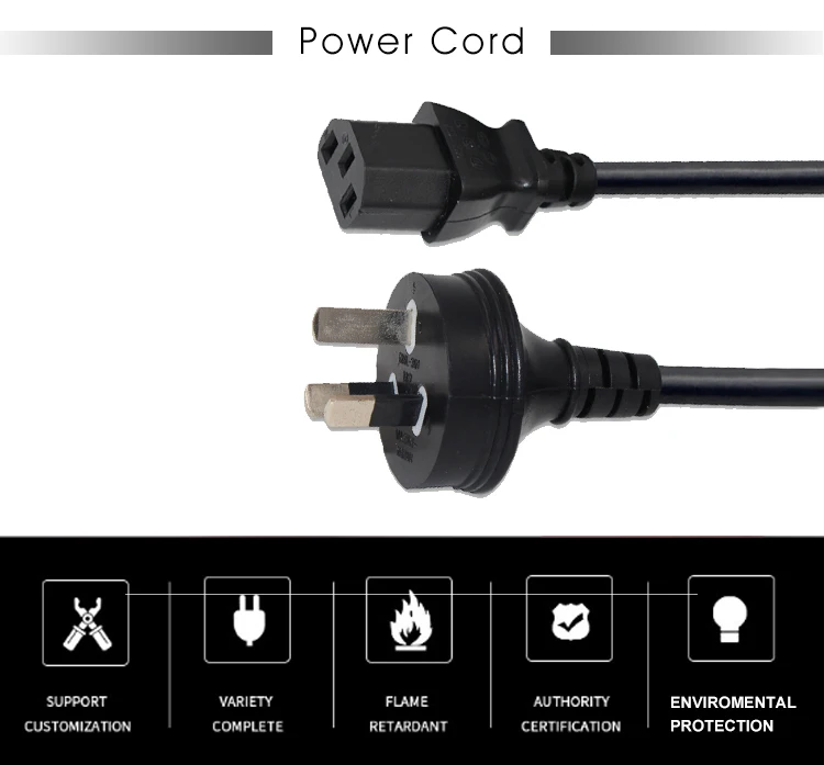 Rice Cooker Kettle Power Cord Australian 3pin Plug To Iec320 C13 Lock ...