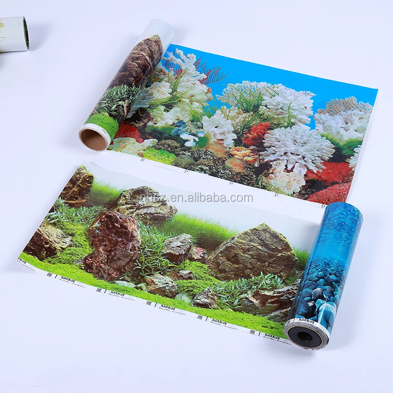 Enhance Your Fish Tank with NIHAO Background Aquarium Stickers