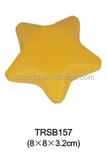 Promotional Pu Foam Star Shape Stress Ball Squeezable Star Stress ...