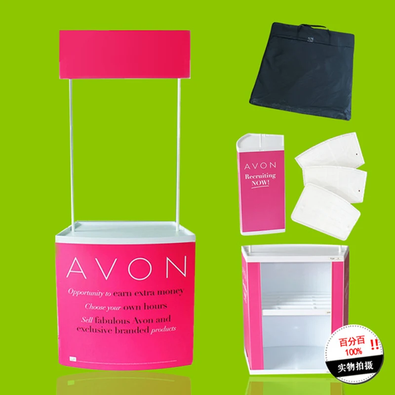 Portable Plastic Folding Promotion Counter For Display Advertising ...