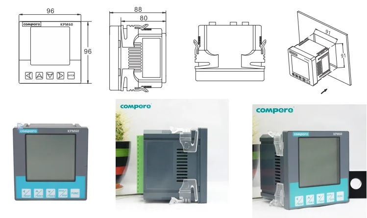 3 Phase Motor Dry Run Overload Relay Protection Controller With Modbus ...
