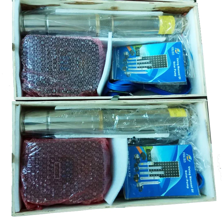 96v 2hp 1500w Solar Water Pumping Machine Dc Submersible Solar Pump Station 40m Head 4inch Solar ...